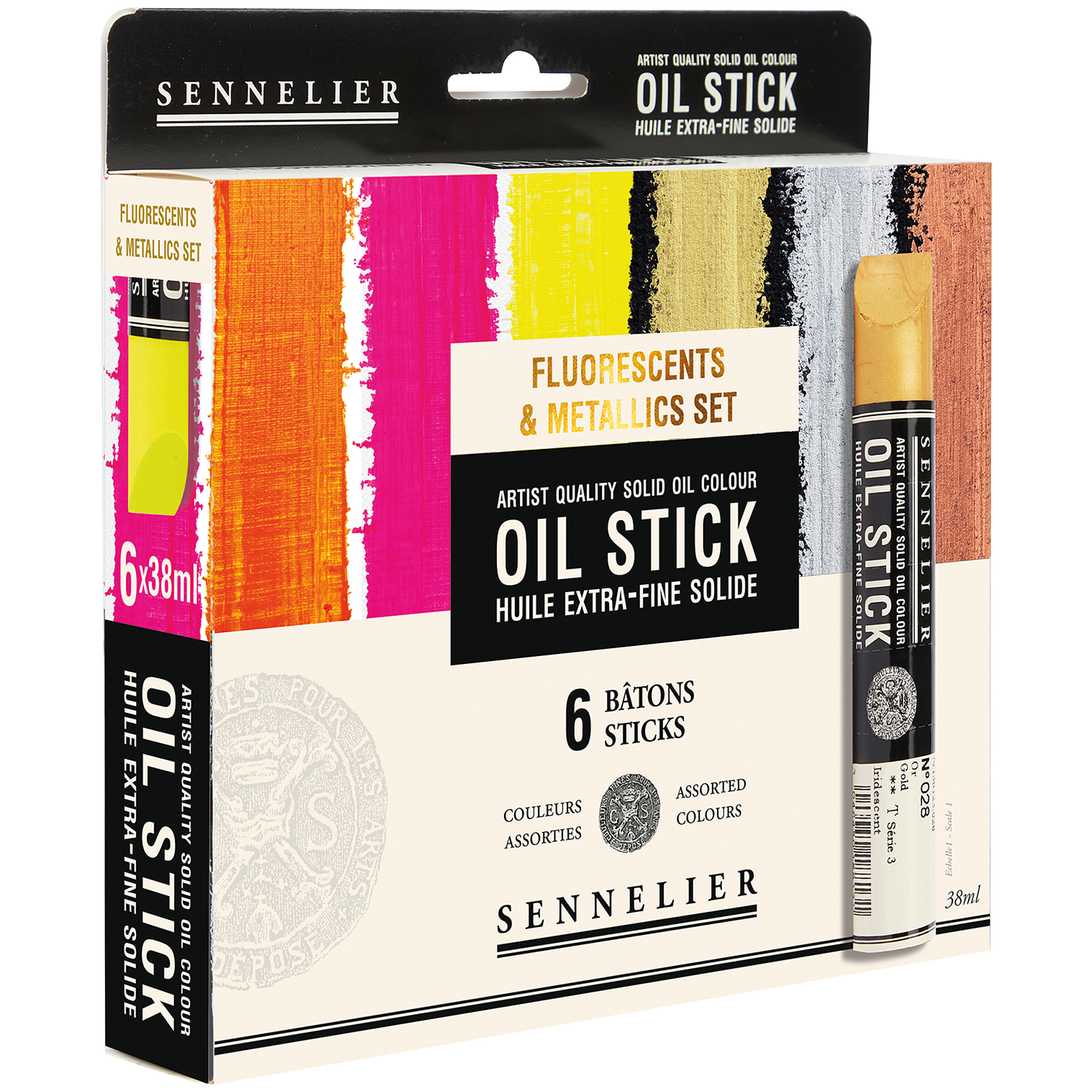 Sennelier Oil Stick Fluo & Metallic-Set | boesner - Professionelle ...